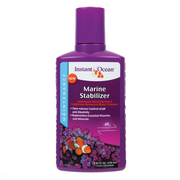 Instant Ocean Marine Stabilizer 250 ml, for Ideal Aquarium Conditions ...