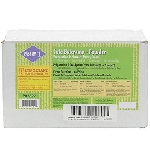 Instant Pastry Cream - Cold Belcreme Powder - 1 bag - 11 lb - Walmart.com