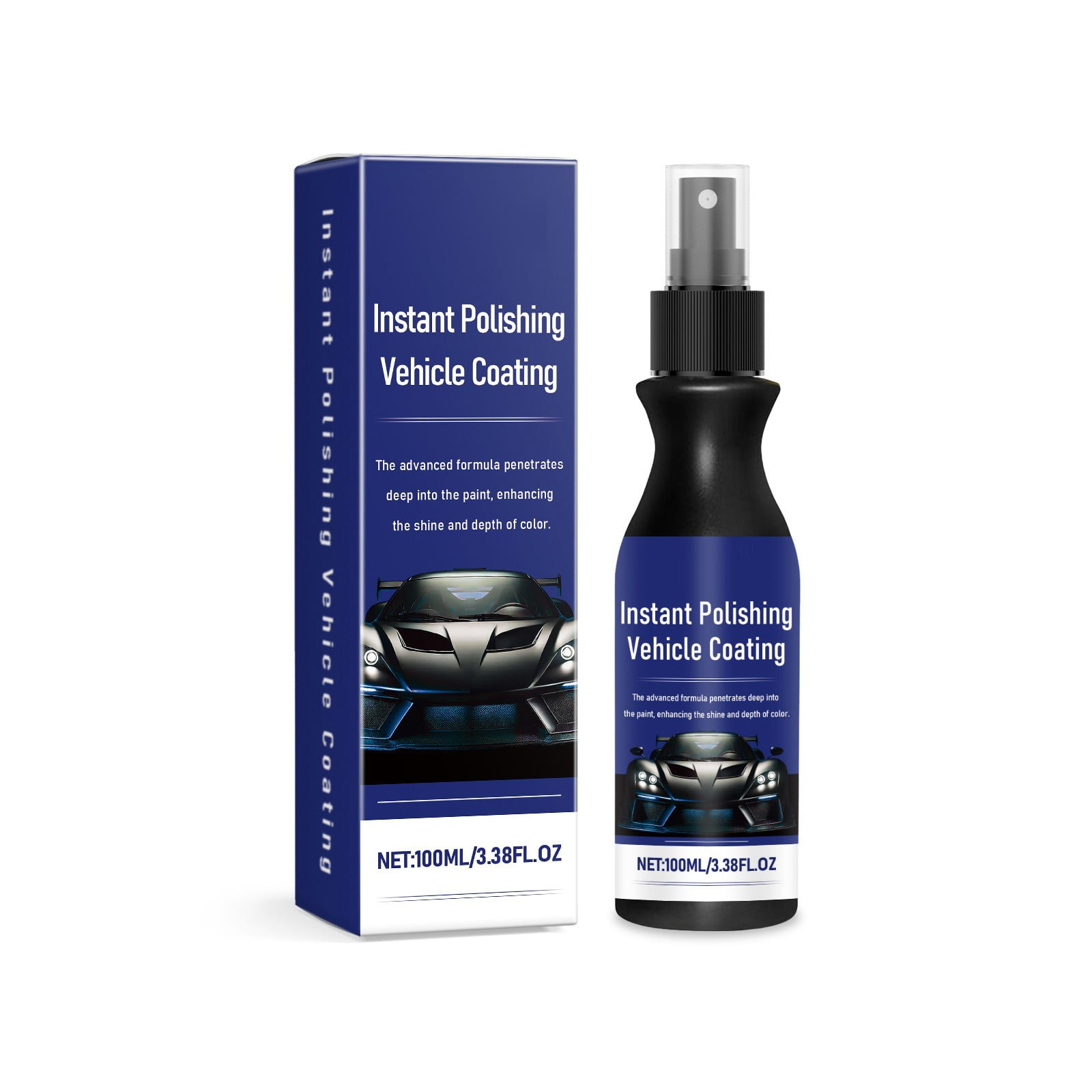 Instant Polishing Vehicle Coating, Car Paint Protection Spray, 3.38 FL ...