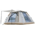 Instant Pop Up Camping Tent for 4-6 Person, 2 Mesh Windows & 2 Doors ...