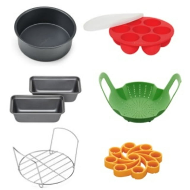 Instant Pot Official Cooking and Baking Set, Fits 6QT/8QT Electric ...