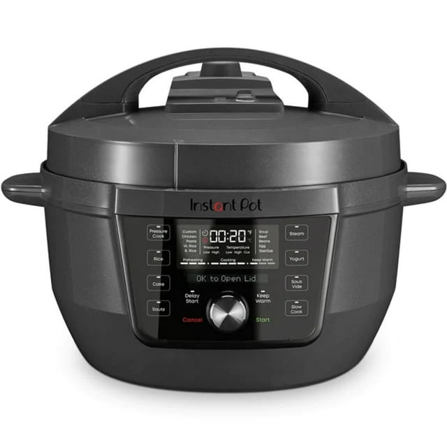 Instant Pot RIO Wide Plus 7.5 Qt Duo Large Electric Multi-Cooker, 9-in ...