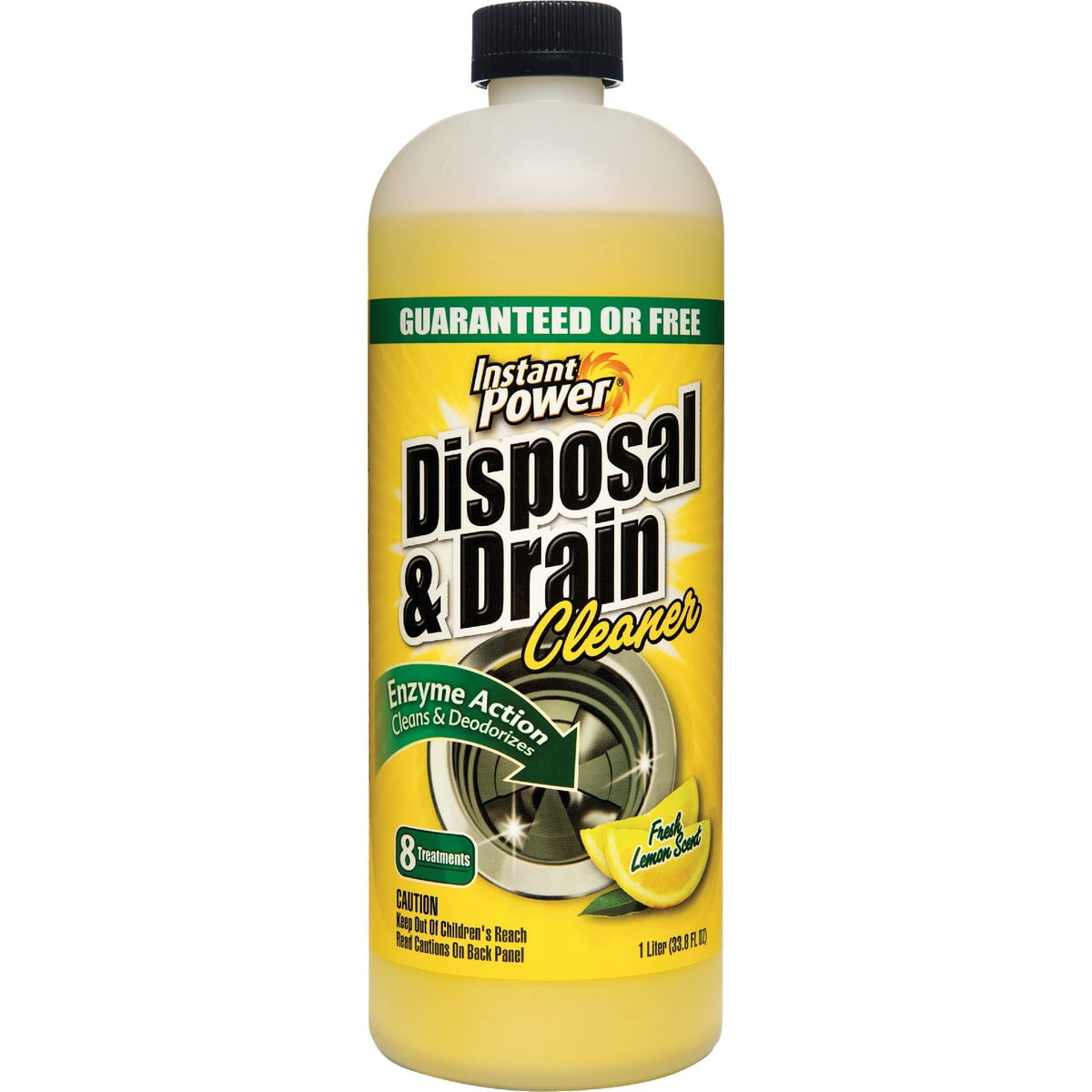 Instant Power Disposal and Drain Cleaner Lemon - Enzyme Clog Remover ...