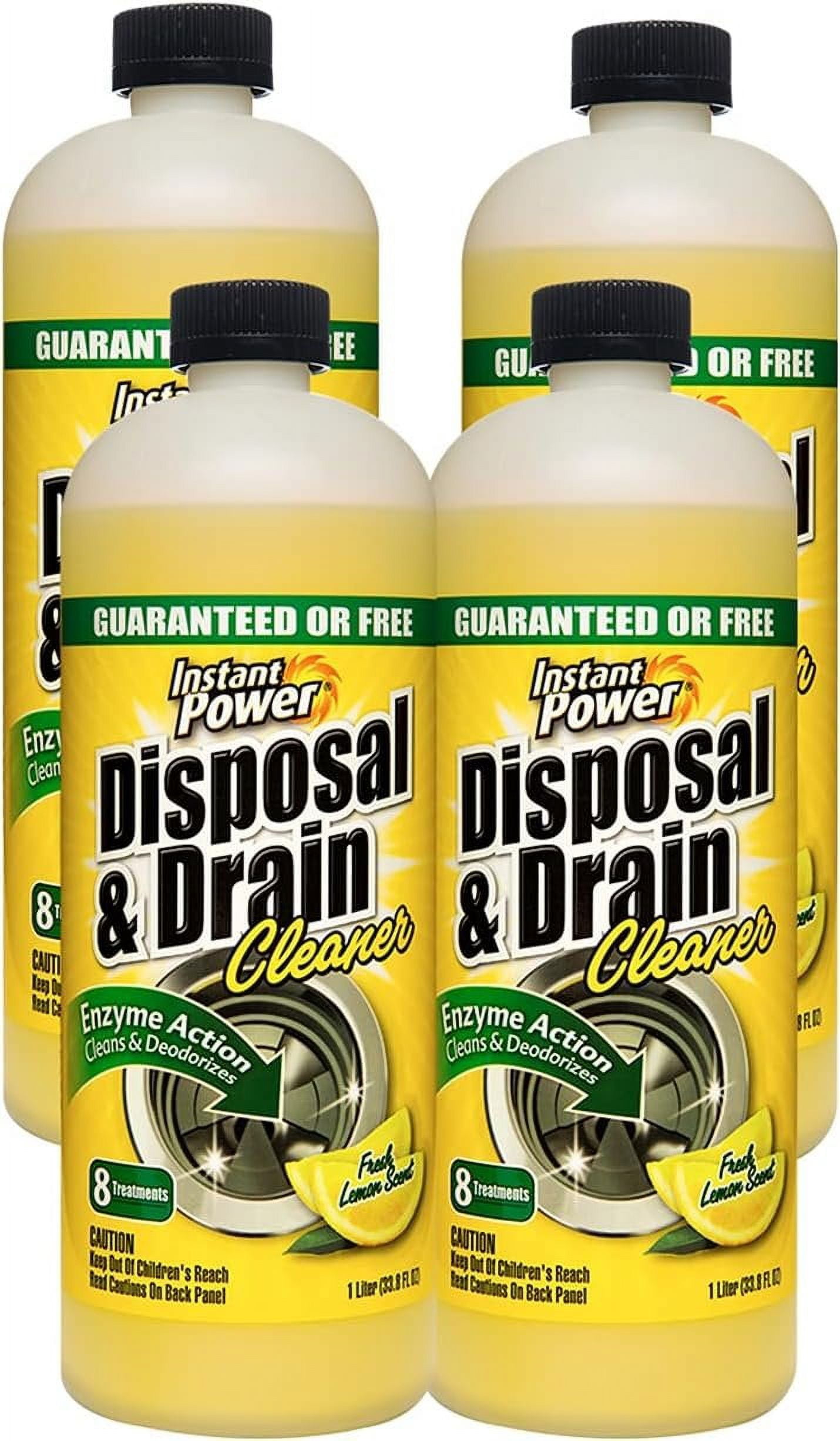 Instant Power Disposal and Drain Cleaner Liquid Enzyme Clog Remover ...