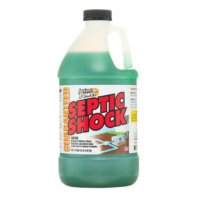 Instant Power Septic Shock, 67.6 fl oz (2 Liter), Super Charged for ...
