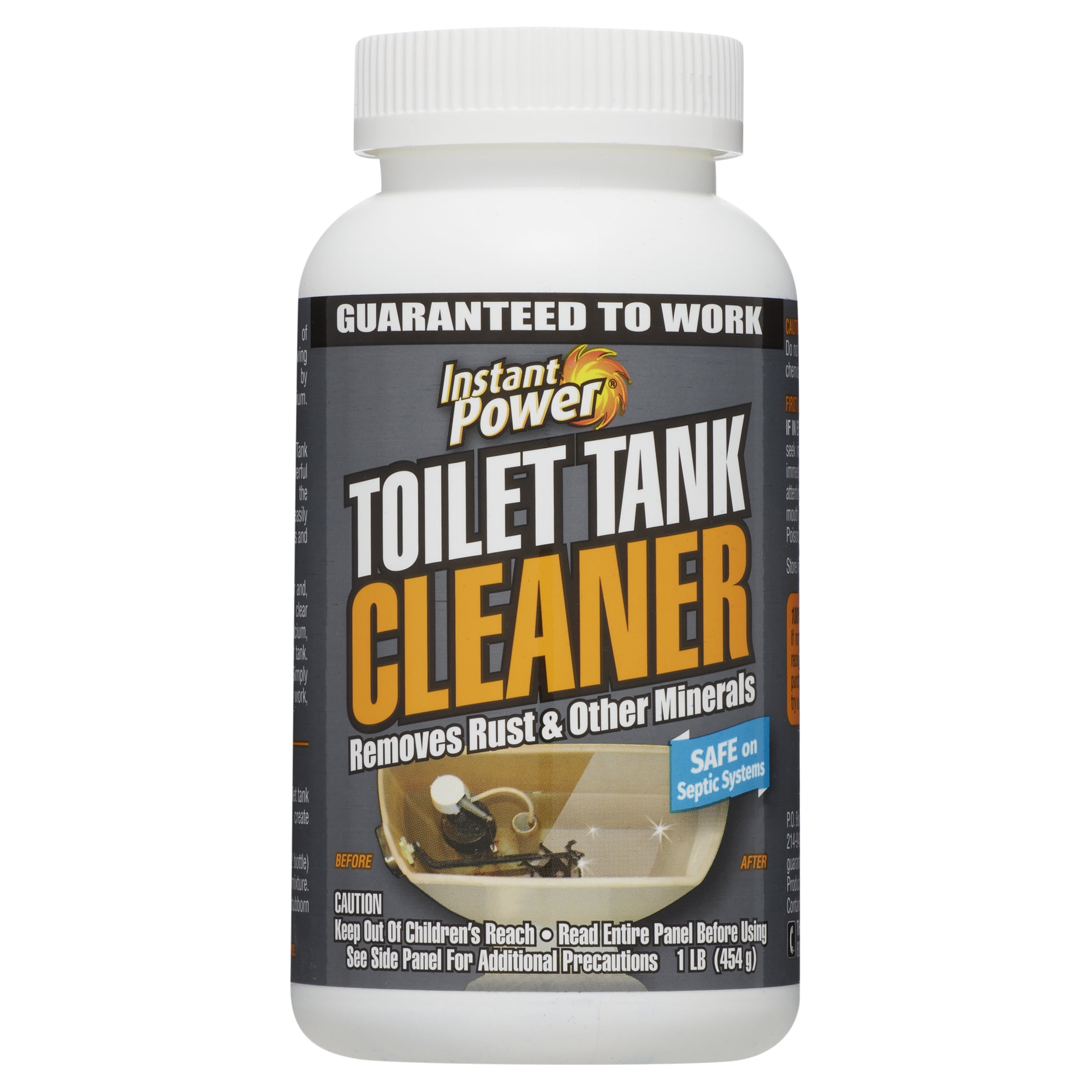 1lb Instant Power Toilet Tank Cleaner + Lime Dissolver - Walmart.com