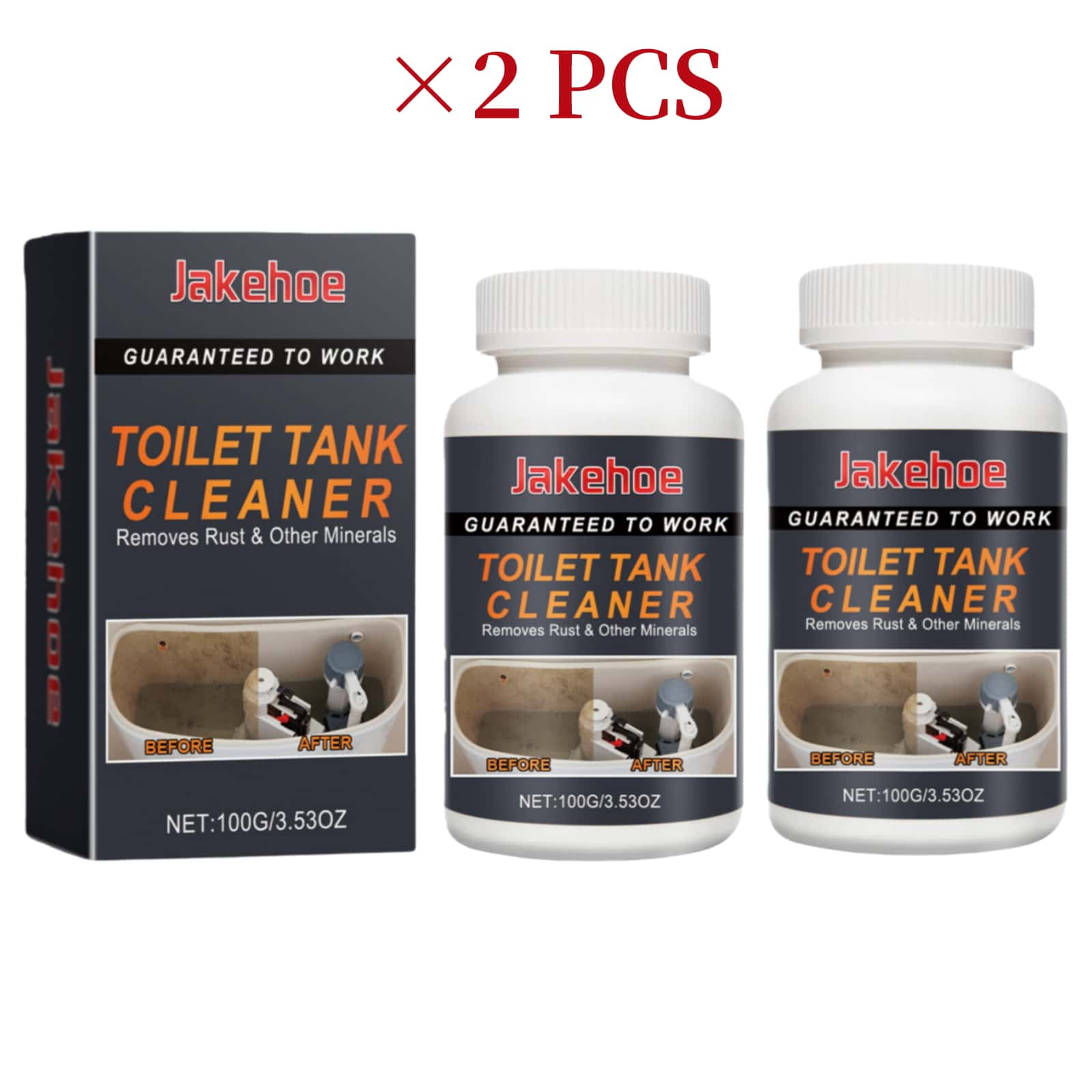 Toilet Tank Cleaner – Bathroom Toilet Cleaning Powder, Removes Rust and ...