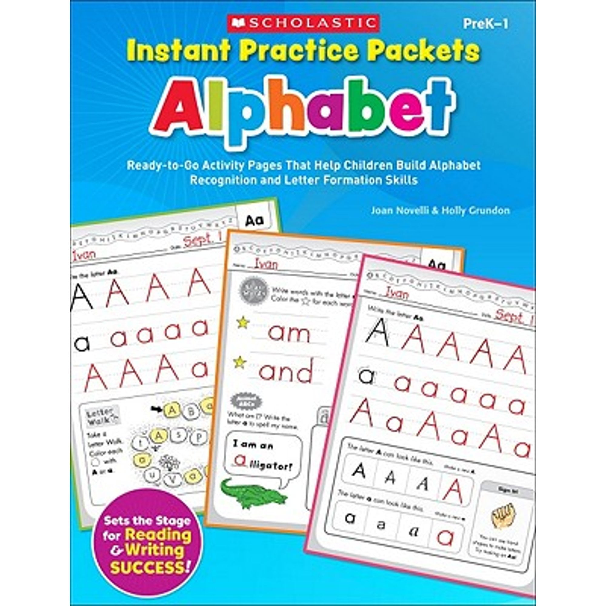 Pre-Owned Instant Practice Packets: Alphabet, PreK-1: Ready-To-Go ...