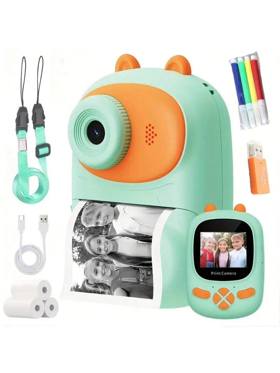 Instant Print Digital Camera Dual-Lens 48MP Kids Camera | 1080P HD ...