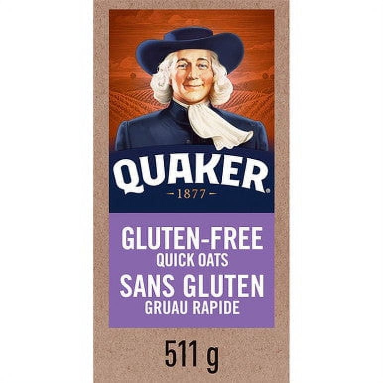 Instant Quaker Quick Oats Gluten-Free 511g/18 oz - Walmart.com