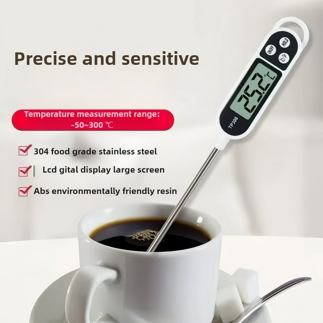 Instant Read Digital Cooking Thermometer With Super Long Probe DSV ...
