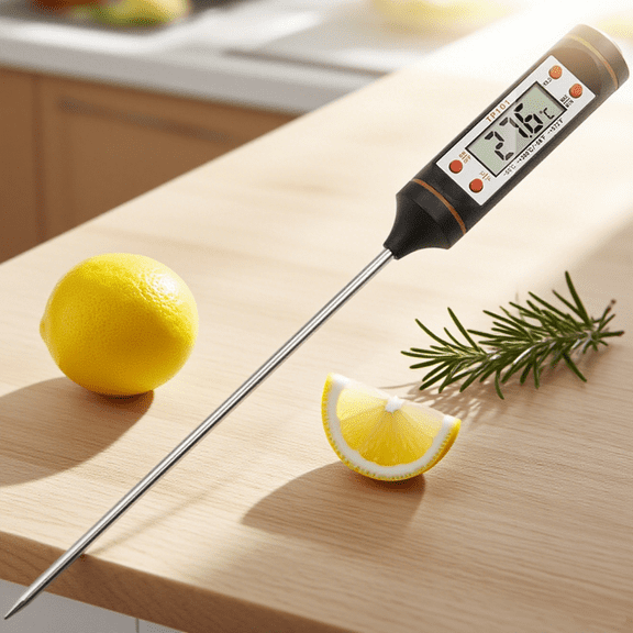 Digital Instant Read Meat Thermometer with Waterproof, Backlight ...
