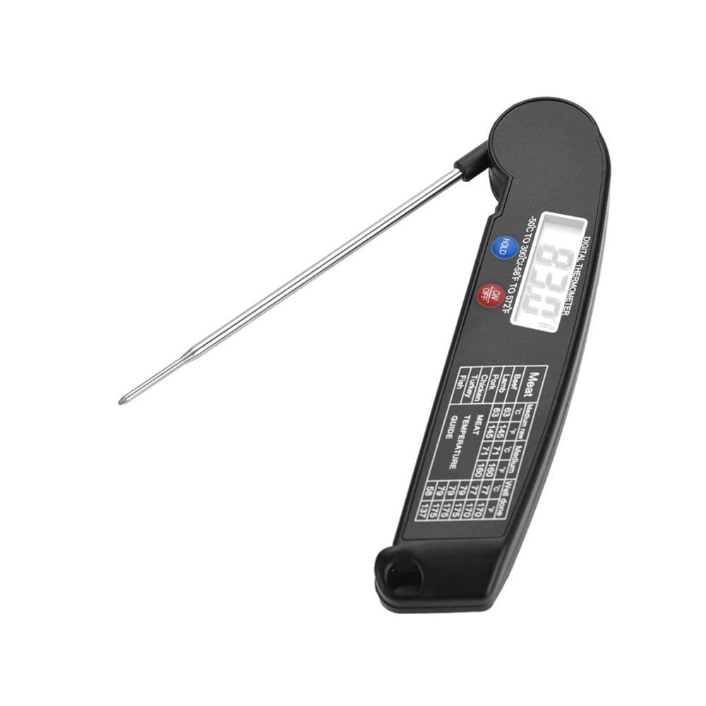 Instant Read Digital Meat Thermometer, Ultra-thin Folding Barbecue ...