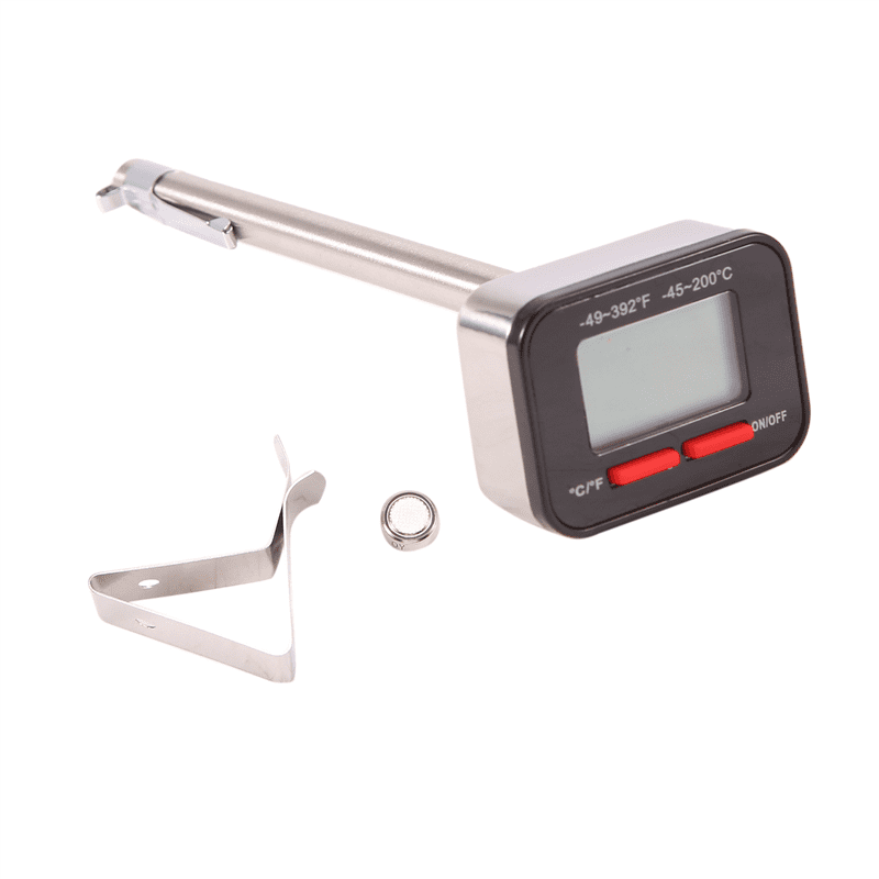 Instant Read Kitchen Food Cooking Coffee Probe Thermomete Clip-On ...