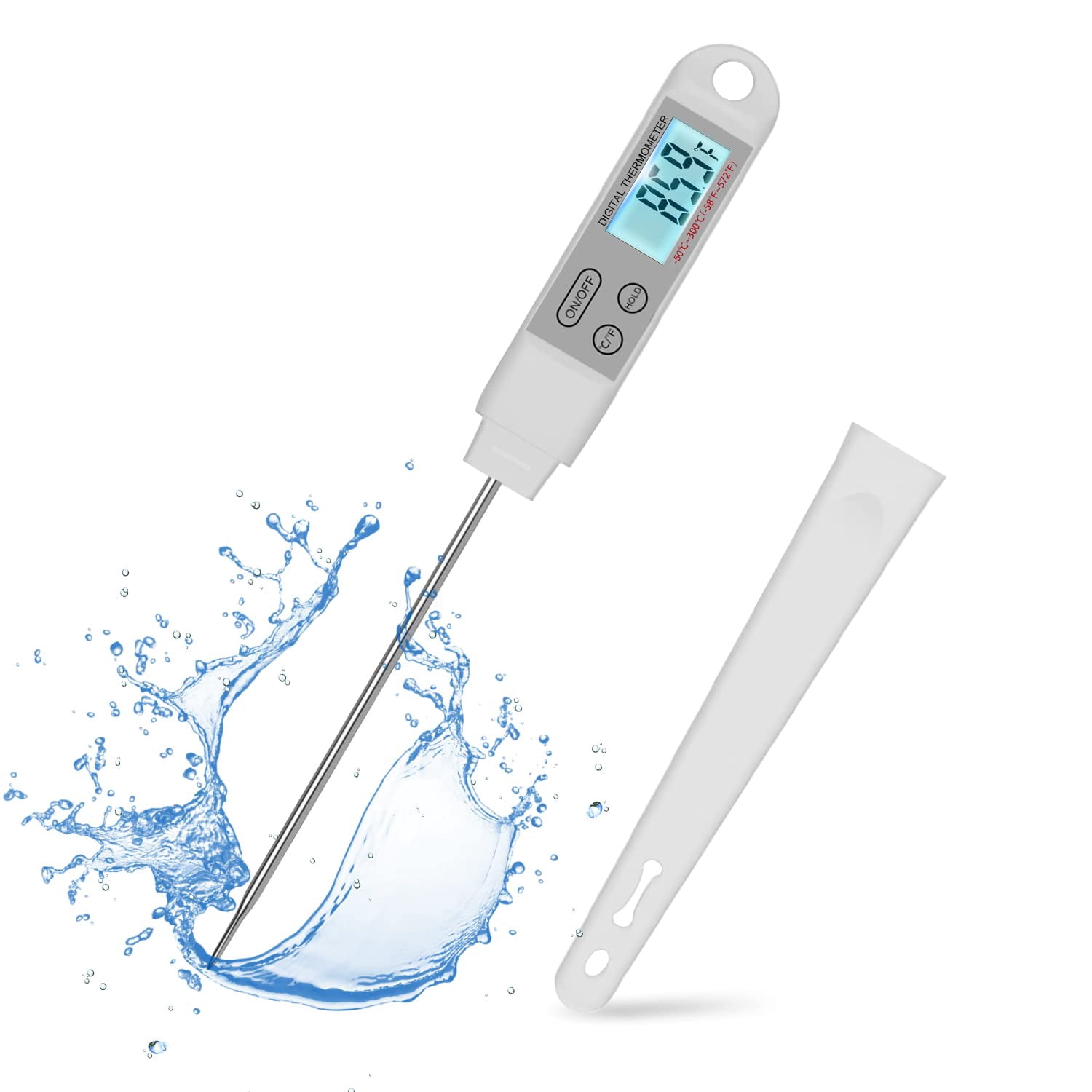 Instant Read Meat Digital Food Grade Probe Thermometer, Smart Ultra ...