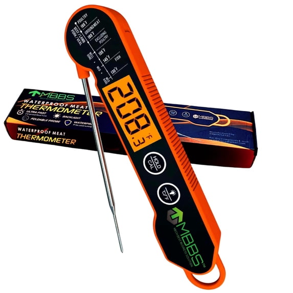 Instant Read Meat Thermometer for Cooking | Waterproof IP66 & Ultra ...
