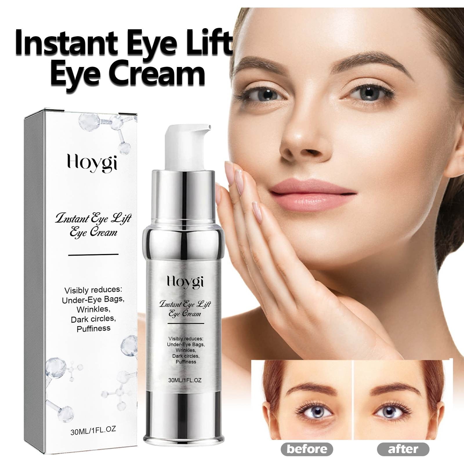 Instant Reduction Eye Cream,Rapid Temporay Eye Tightener for Dark ...