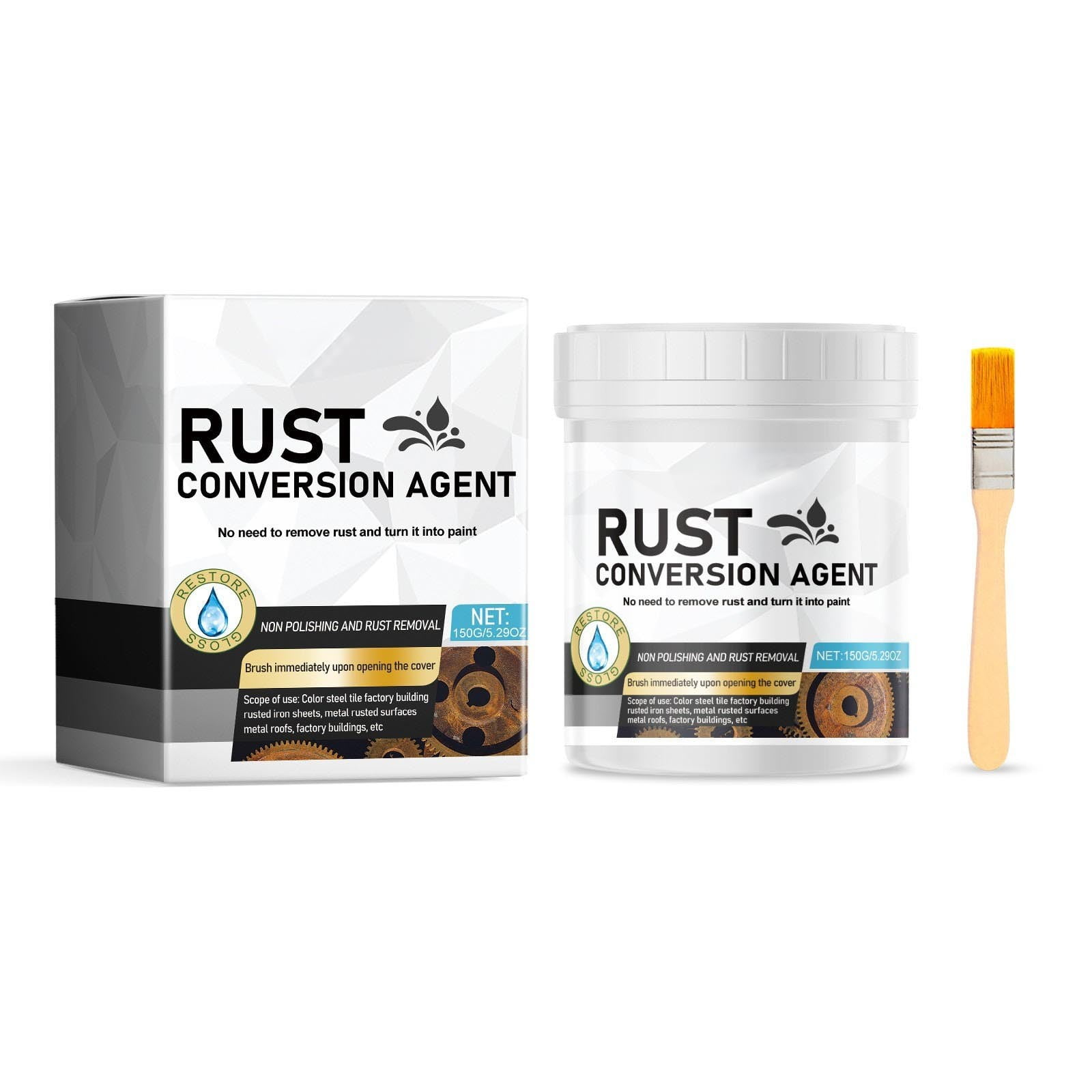 Instant Rust Stain Remover, Highly Concentrated, 5.29 Ounces - Walmart.com