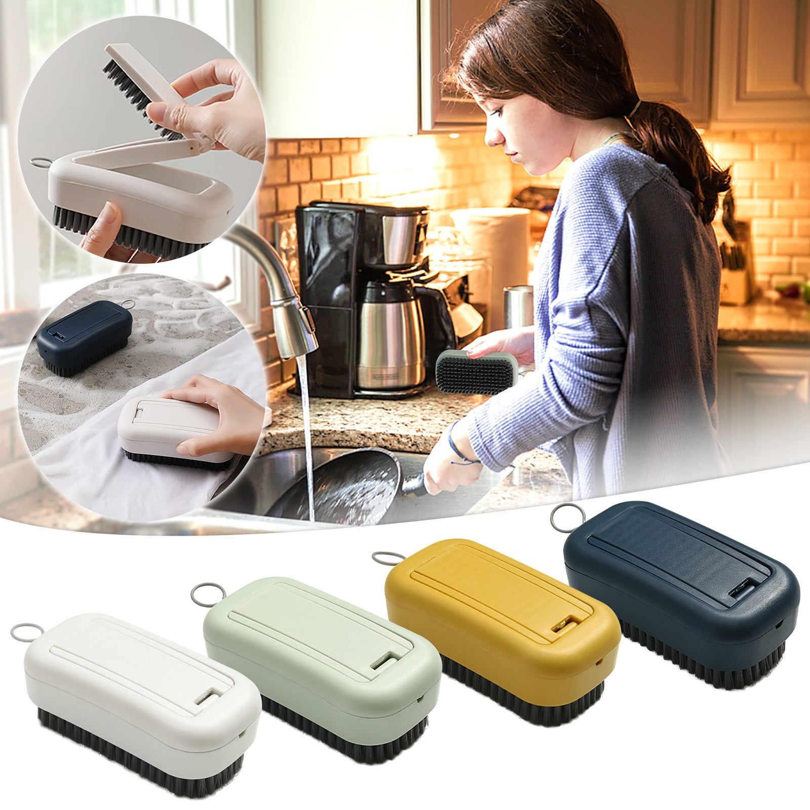 Instant Savings on Orders, Folding Laundry Brush, Multifunctional 2-in ...