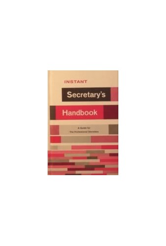 Pre-Owned Instant Secretary's Handbook (Hardcover) 0911744118 ...