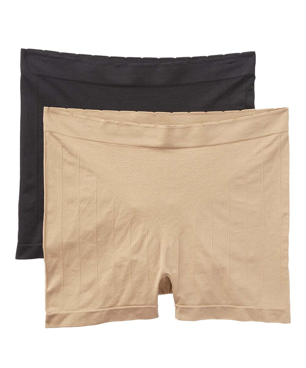 Instant Shaping Women's 2 Pack Seamless Boyshort Shapewear - Walmart.com
