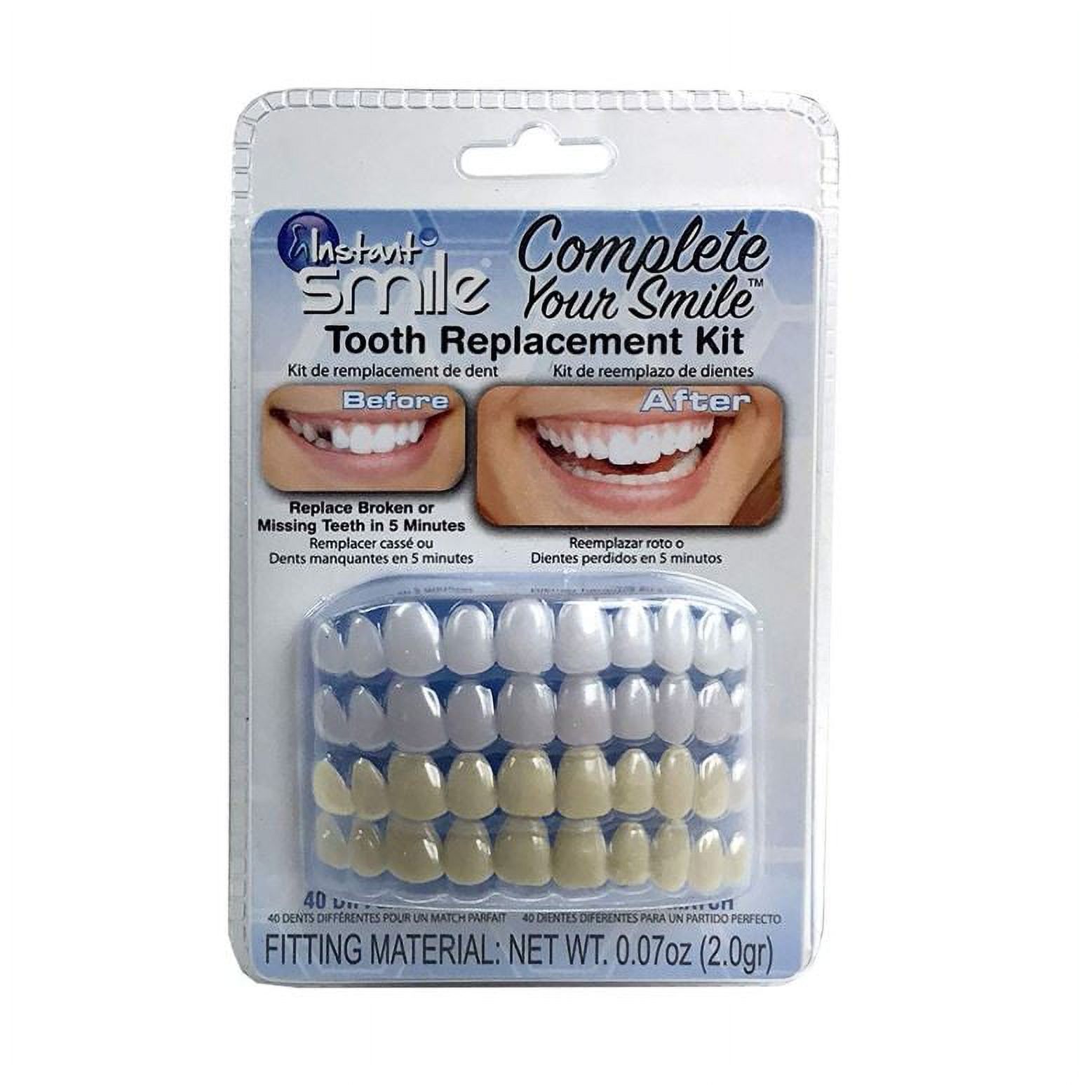 Instant Smile Comfort Fit Flex Teeth - Upper and Lower Matching Set ...