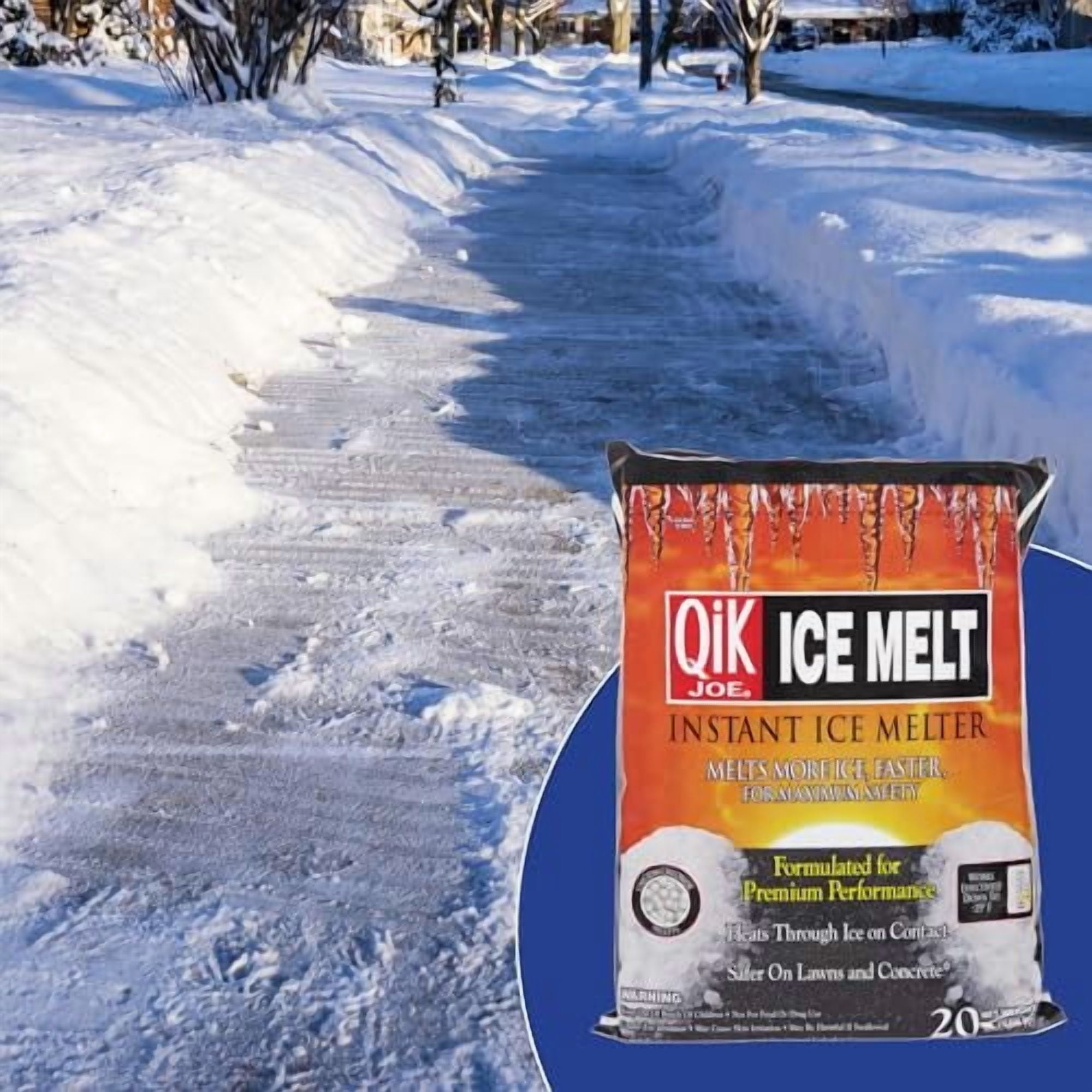 Instant Snow and Ice Melt for Sidewalks, Driveways, Steps, and Parking ...