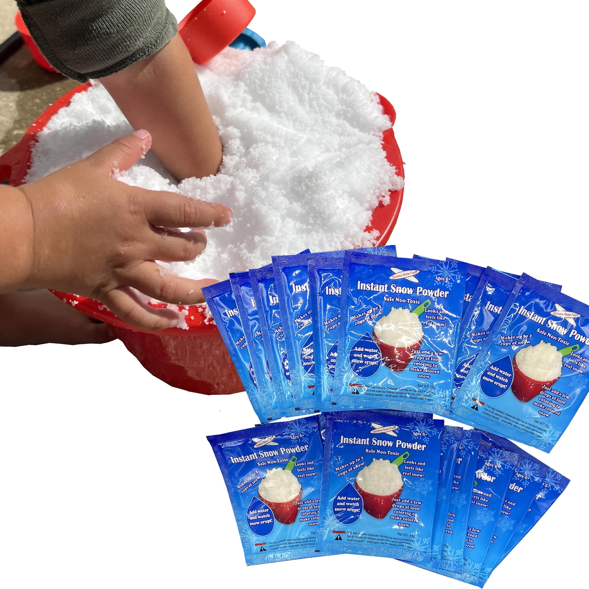 Instant Snow Powder Bring Winter Fun Anywhere You Want 20 Packs ...