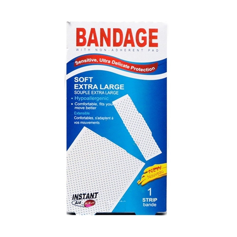 Instant Soft Extra Large Bandage (1 Strip In 1 Pack) 311607 By Purest ...