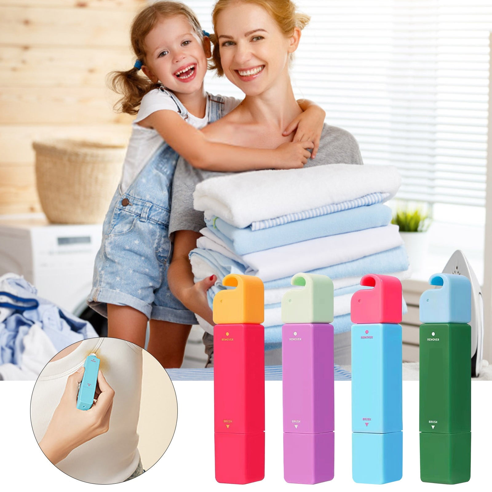 Instant Stain Eraser Pen, Portable Grease Remover, Waterless Clean ...