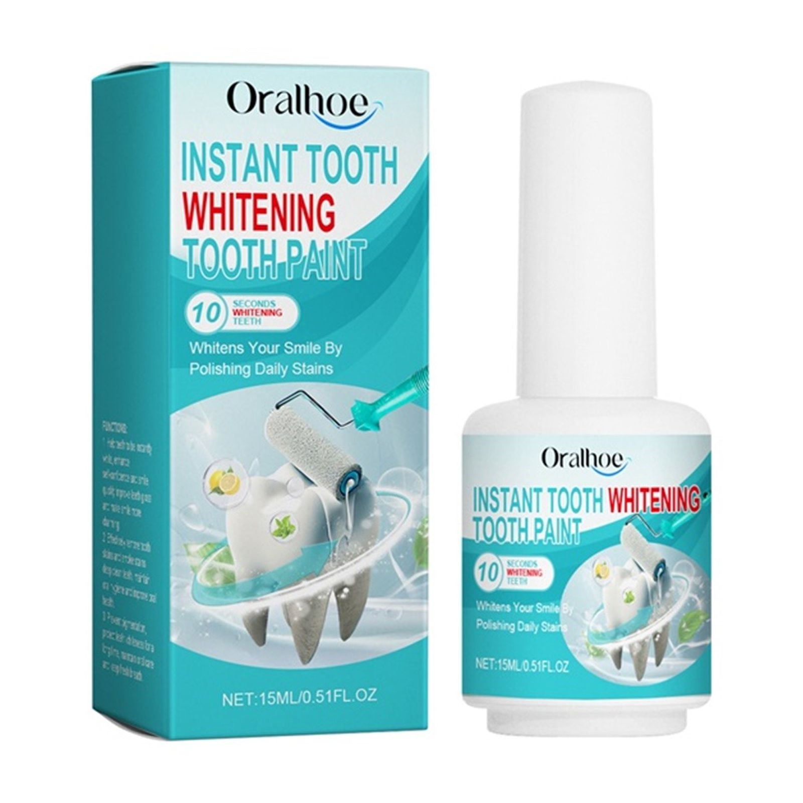 Instant Teeth Whitening Tooth Paint Polish Quick Multi Year Stain ...