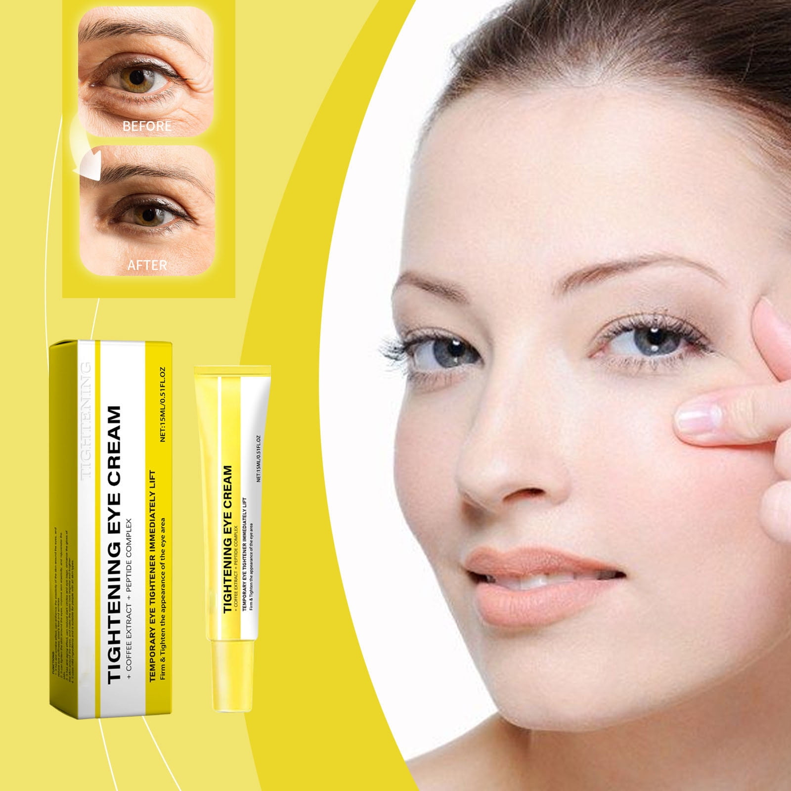Instant Temporary Eye Tightener Cream: Reduces The Look of Under Eye ...