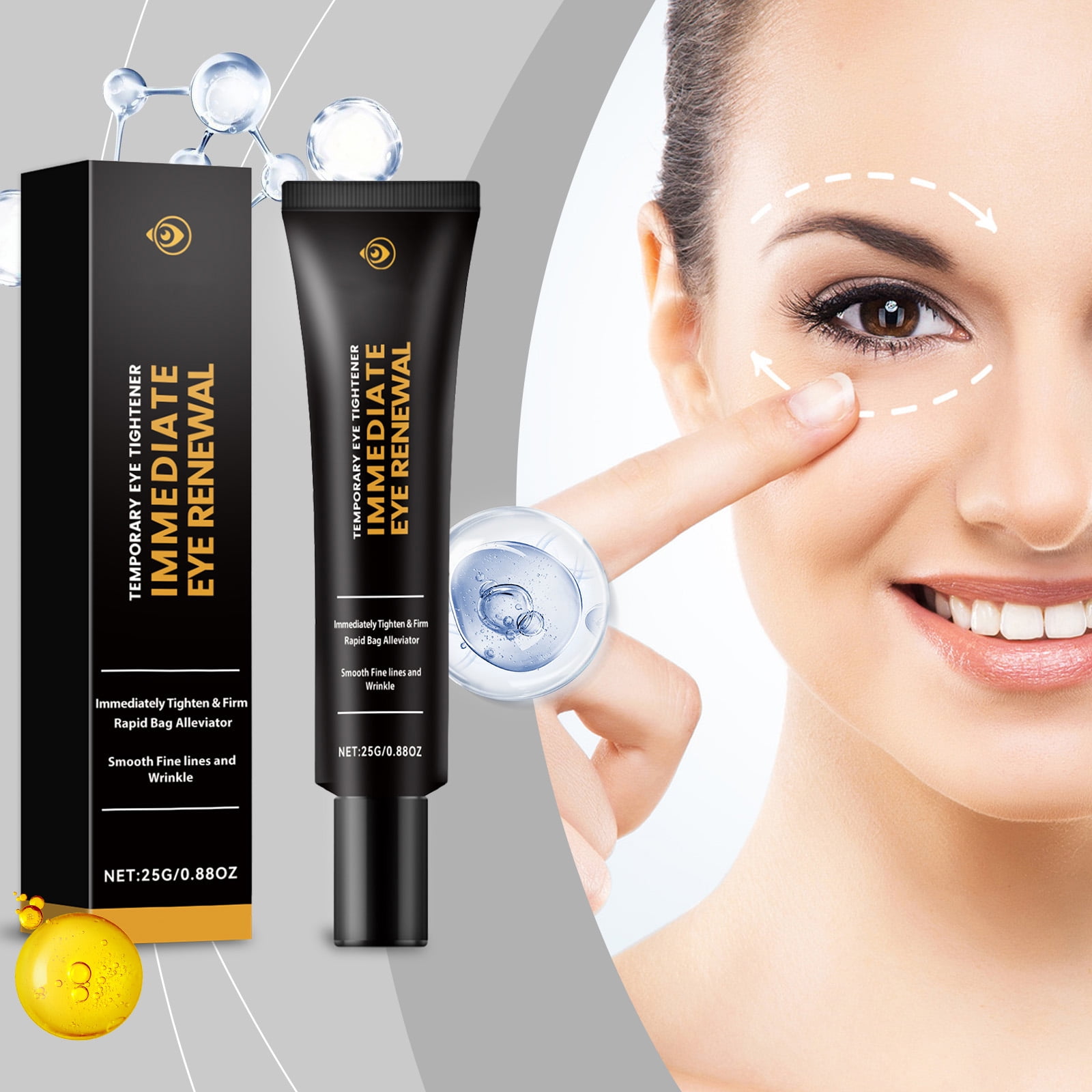 Instant Temporary Eye Tightener: Eye Tightener cream Reduces Under Eye Bags, Dark Circles ...