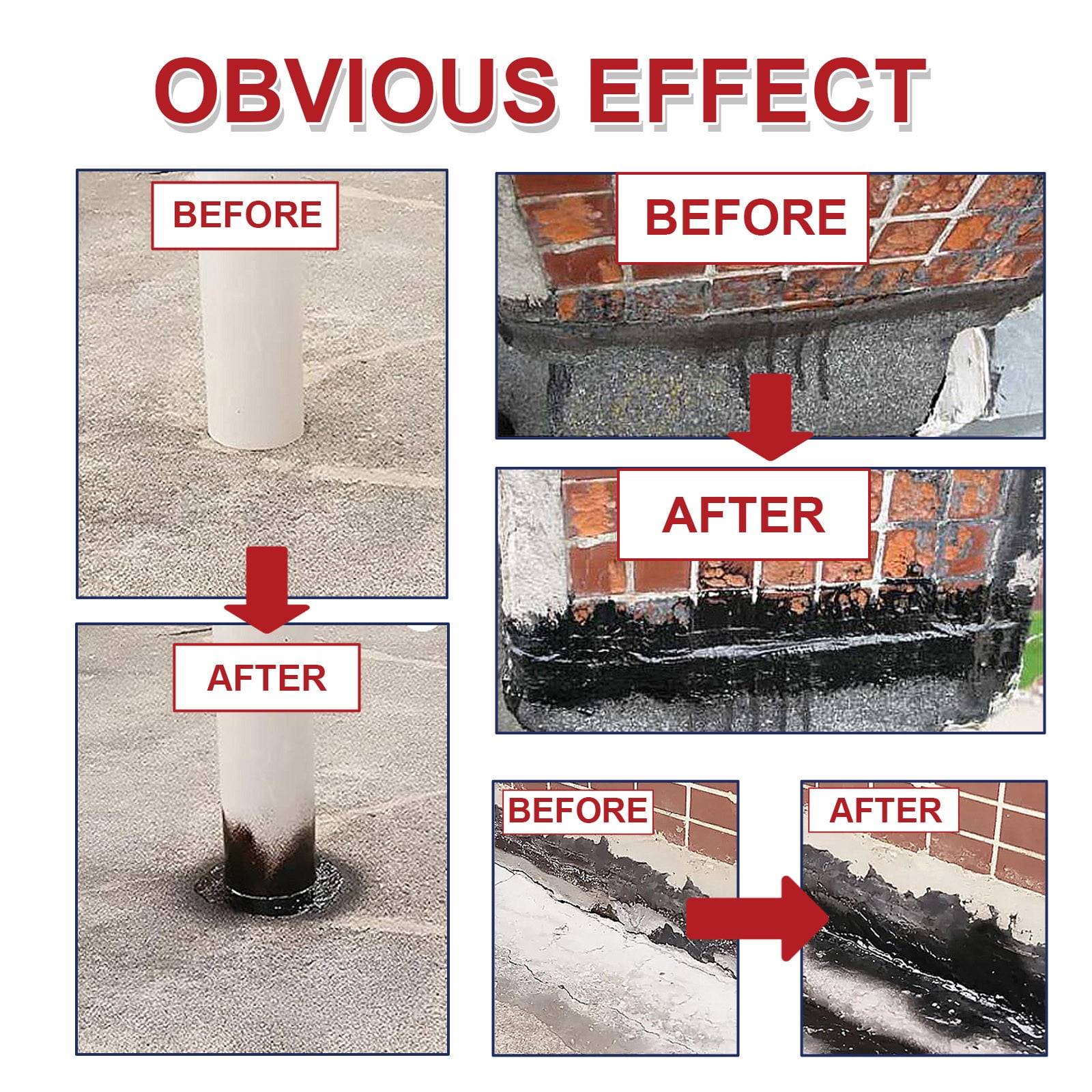 Instant Waterproof Sealant Liquid with Brush,Roof & Gutter Coating ...