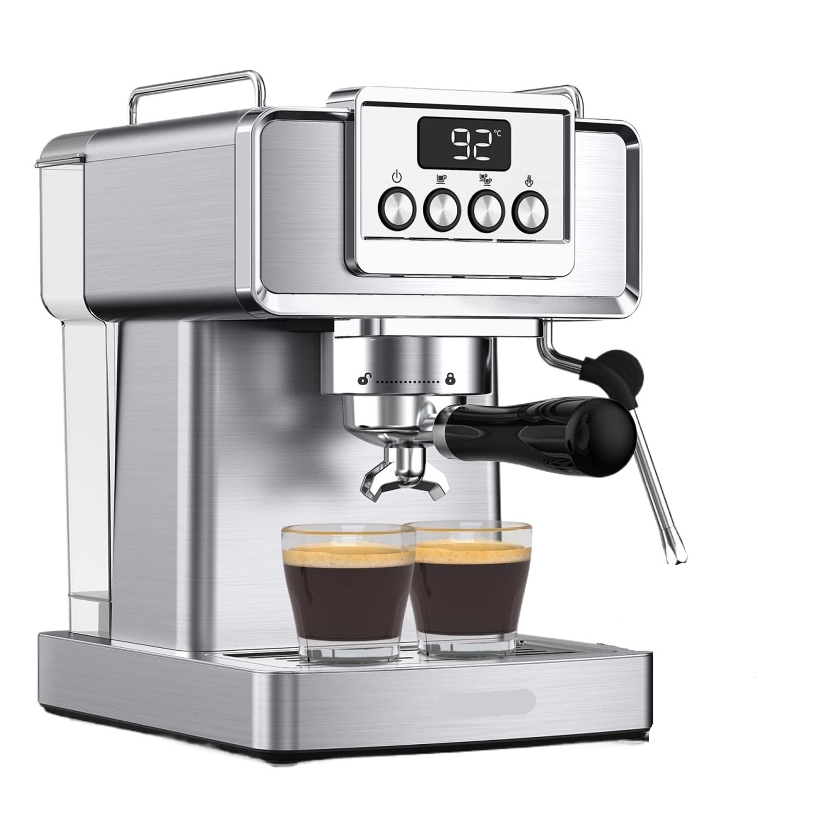 Instant coffee maker Espresso Machine Milk Foam Bar 1.8-litre Tank ...