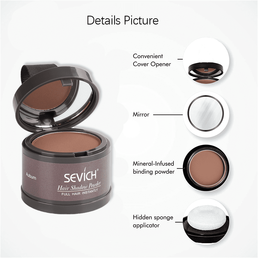 Sevich Hair Line Powder - Instant Hair Shadow, Quick Grey Hair Root ...