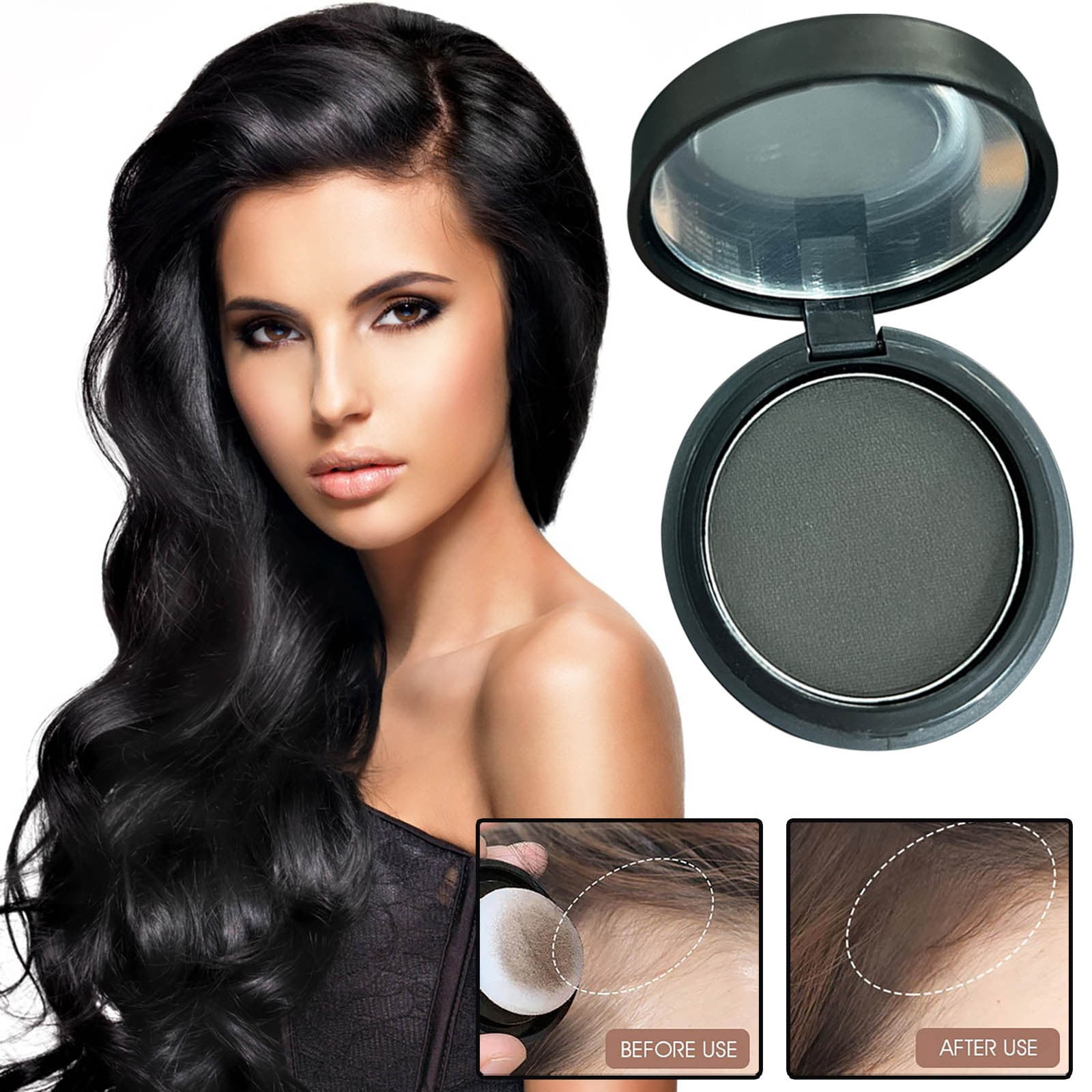 Instantly Hairline Shadow Hairline Powder, Root Touch Up Hair Color for ...