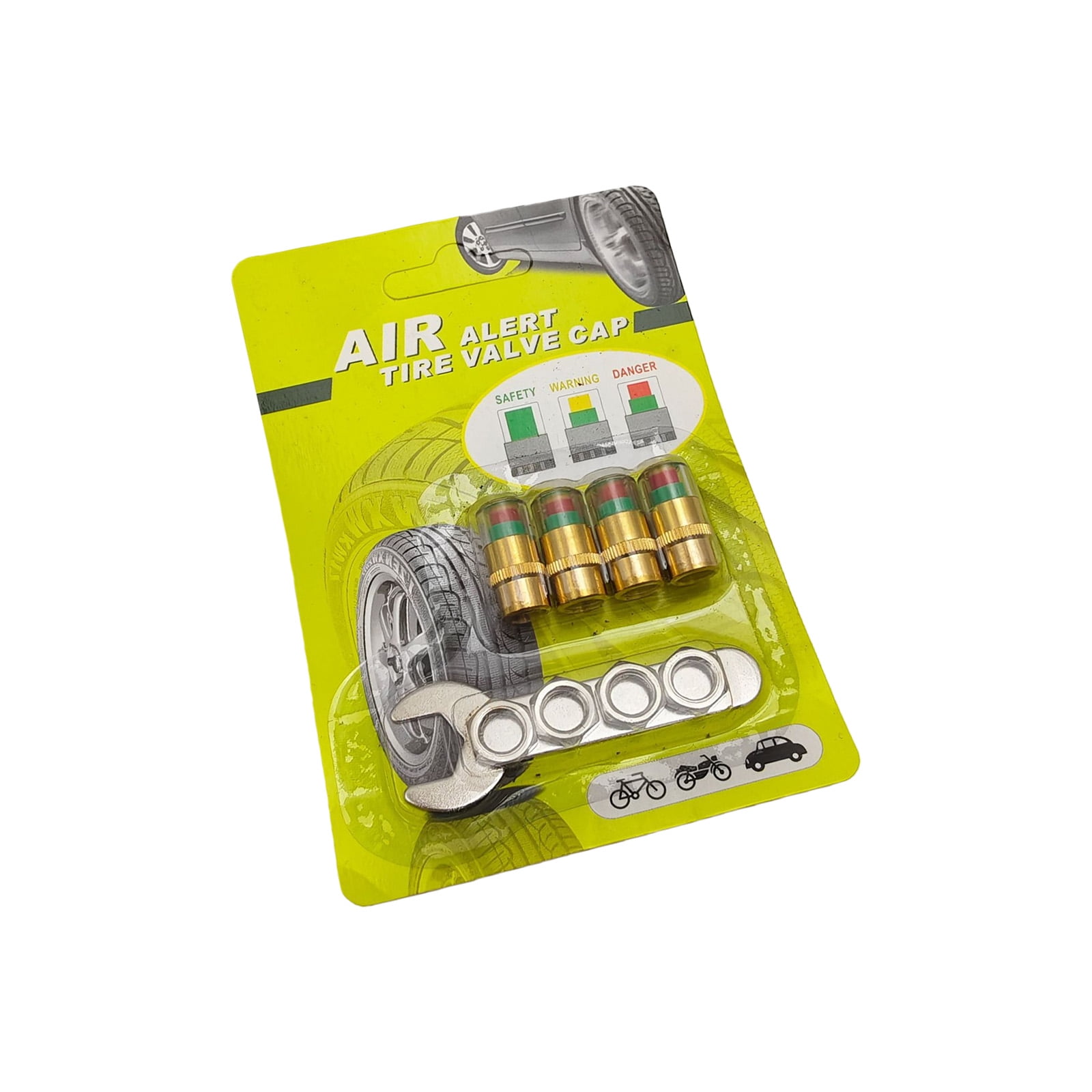 Instantly Tire Pressure Alert Caps Car Tire Pressure Indicators ...