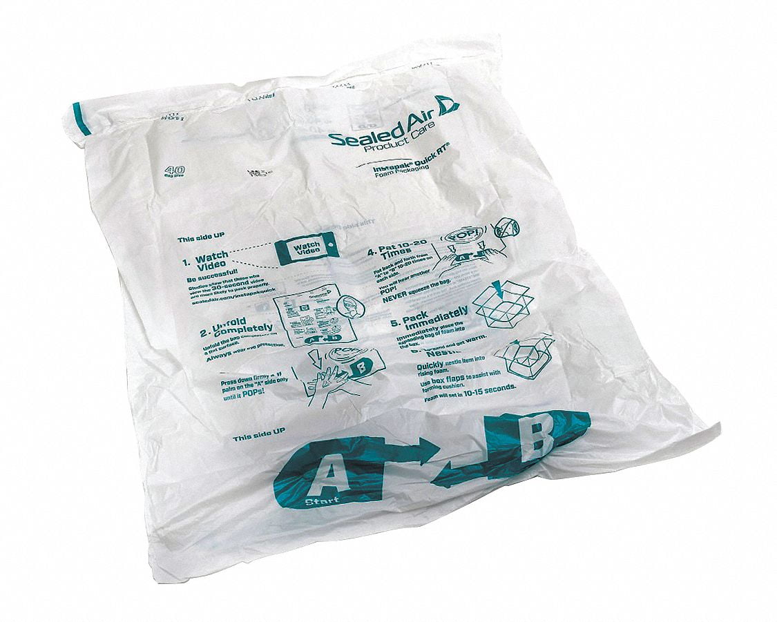 Instapak Quick Instant Foam Packaging,18" L,24" W,PK30 IQHRT00-40 ...
