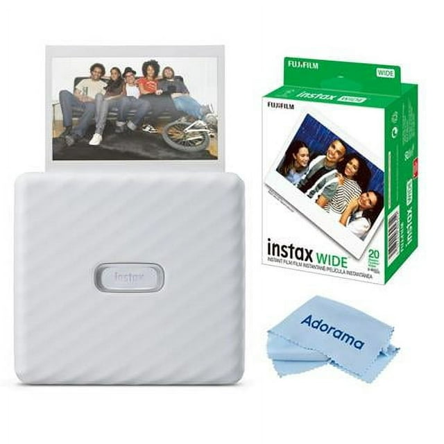 Fujifilm Instax Wide Printer, Ash White, Bluetooth, Portable, Android ...