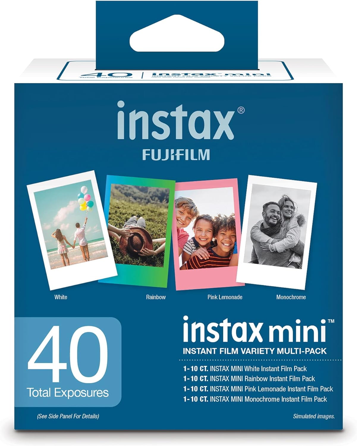 Instax Mini Variety Film Value Pack 40 Count - Walmart.com