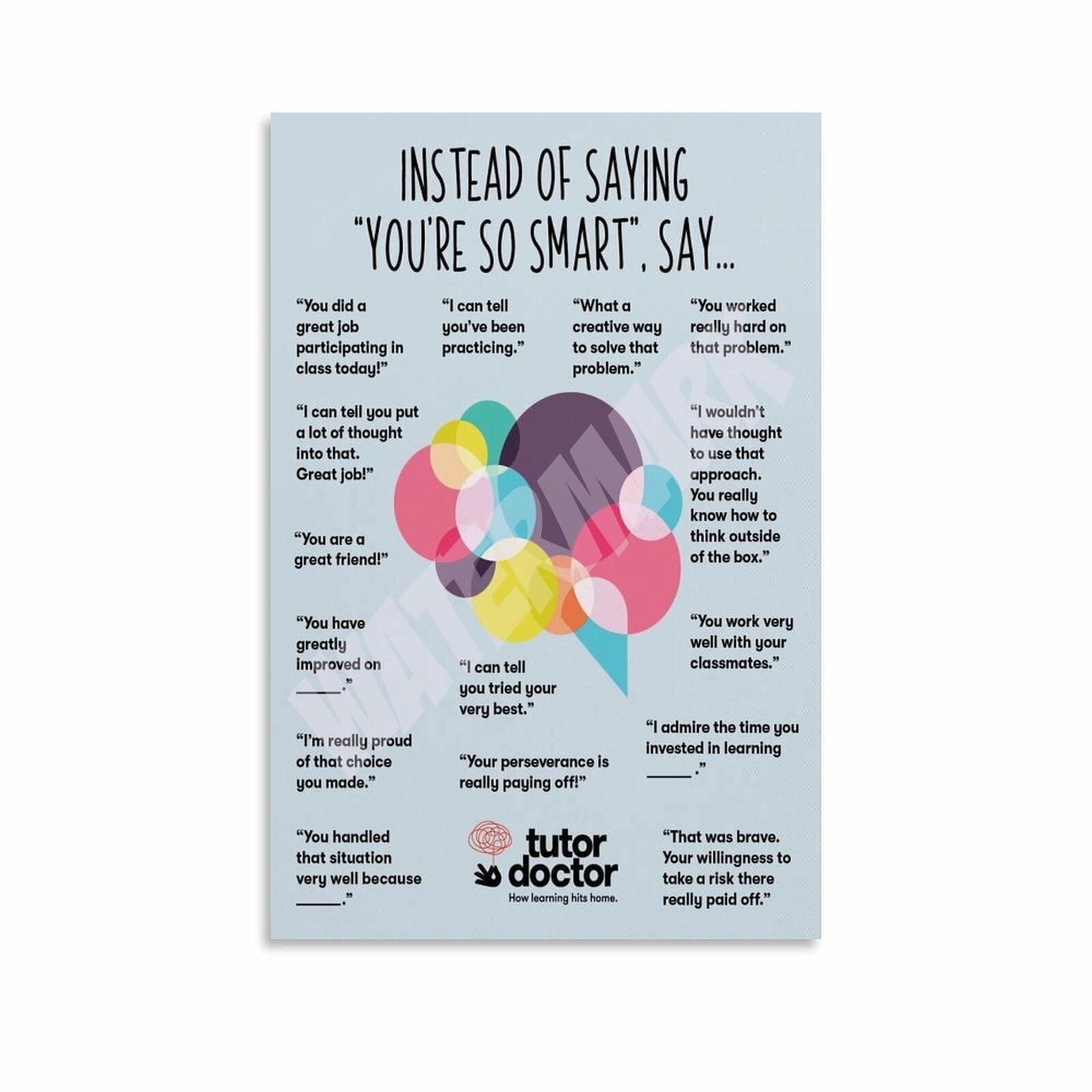 Instead of Saying You're So Smart Children's Affirmative Value Approach ...