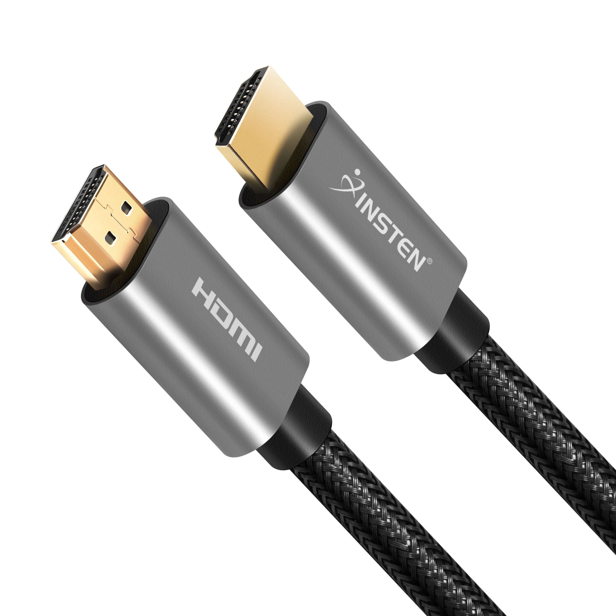 Insten 15ft HDMI 2.1 Cable, 8K 60Hz, 48Gbps, Gold Connectors, Nylon ...