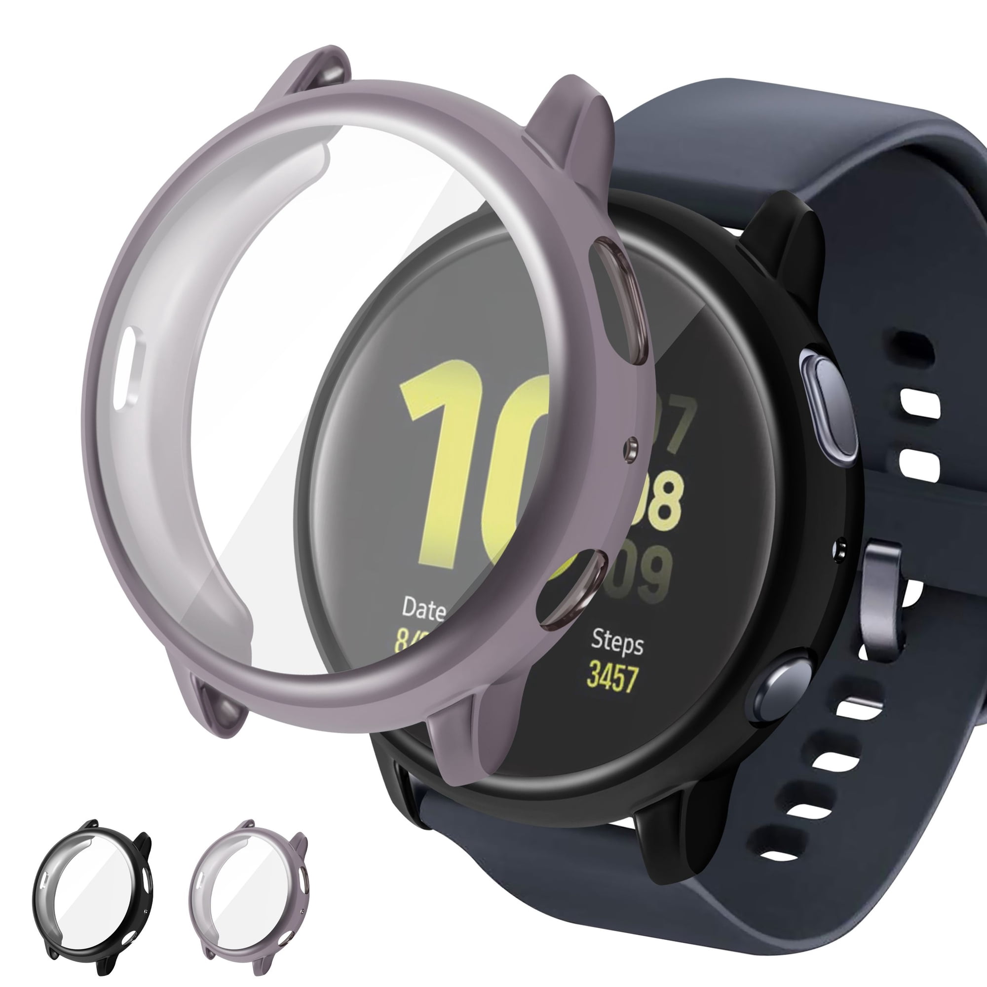 Insten 2-Pack Case Compatible with Samsung Active 2 44mm, Built in ...