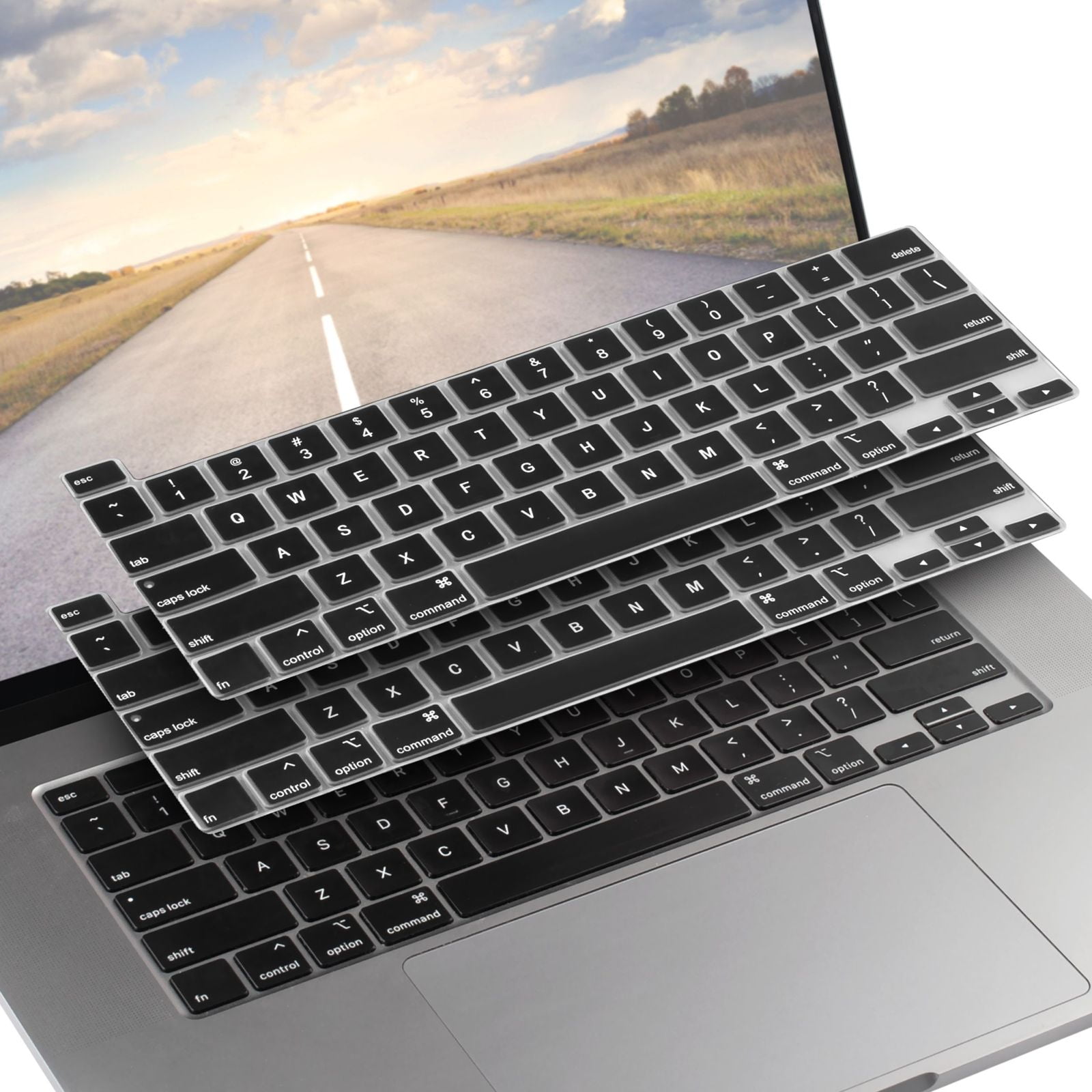 Insten 2 Pack Keyboard Cover Protector Compatible with 2020 Macbook Pro ...