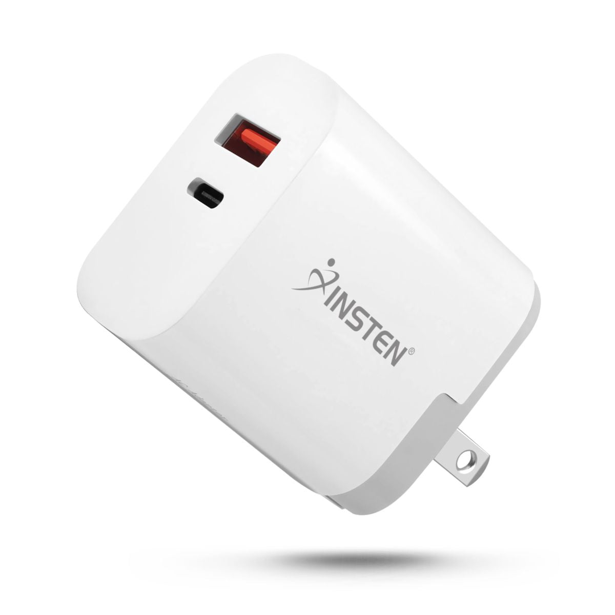 Insten 30W USB C Wall Charger, Dual Port QC Fast Charger Adapter & PD ...