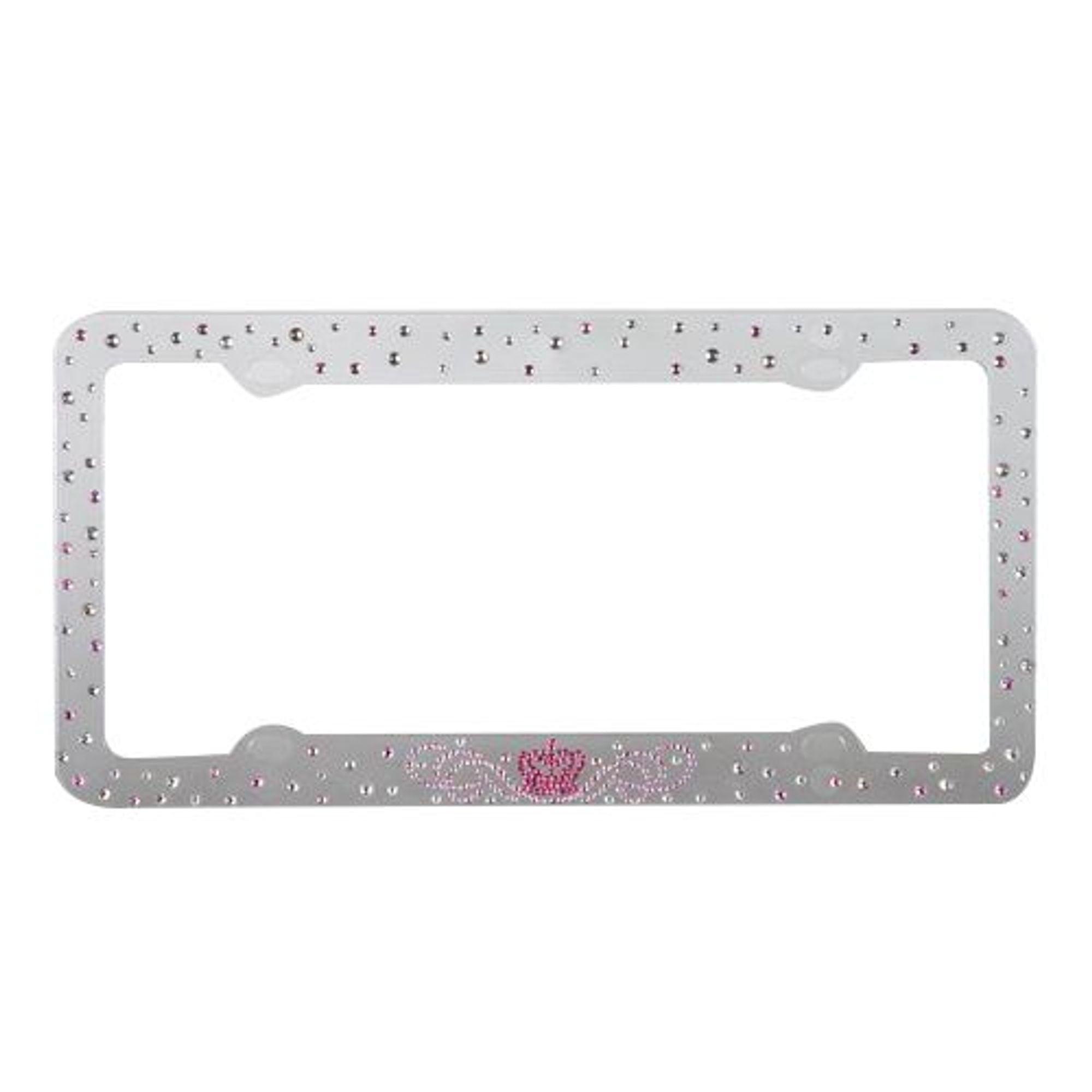 Insten Charming Princess Crown with Dazzling Pink and White Crystal all ...
