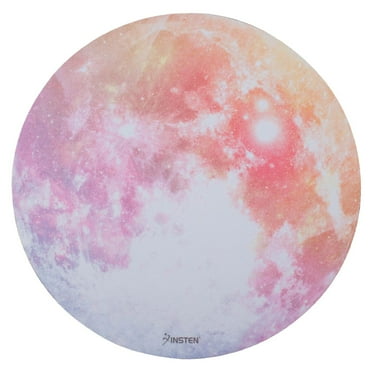 Insten Office Galaxy Mouse Pad, Small Round Non-Slip Rubber Mat for ...