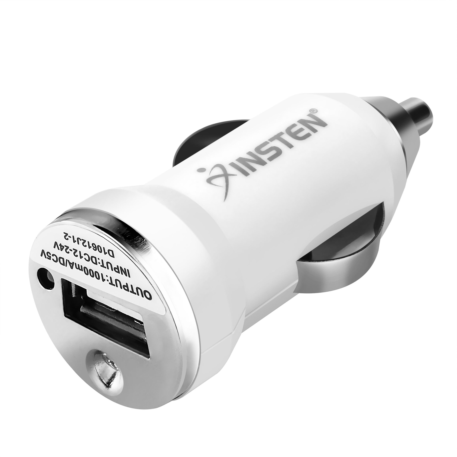 Insten Universal USB Car Charger Adapter White for iPhone 11 / 11 Pro ...