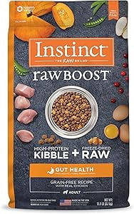 Instinct Raw Boost Gut Health Grain Free Recipe with Real Chicken ...